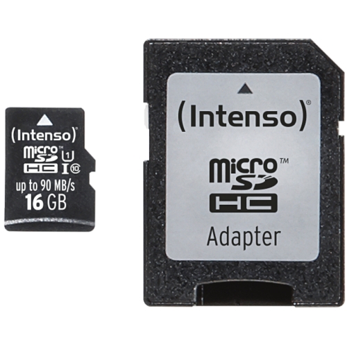 Intenso Micro SD Card 16GB UHS-I inkl. SD Adapter Professional | Price ...